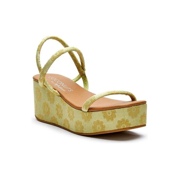 Matisse | Shoes | New Matisse Honor Platform Sandal In Chartreuse ...